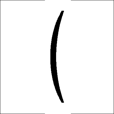Math Search : left enlarged parenthesis