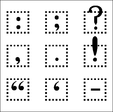 Math Search : punctuation indicator
